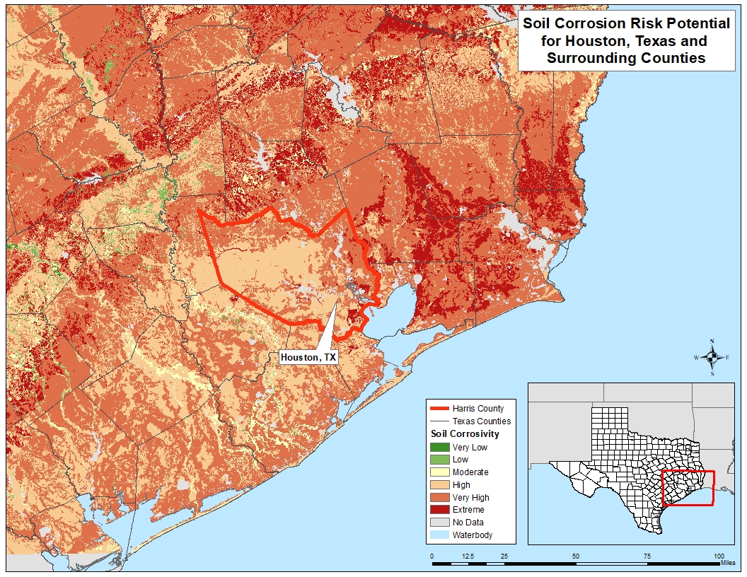 Soil Corrosion Mapping – Matergenics GIS